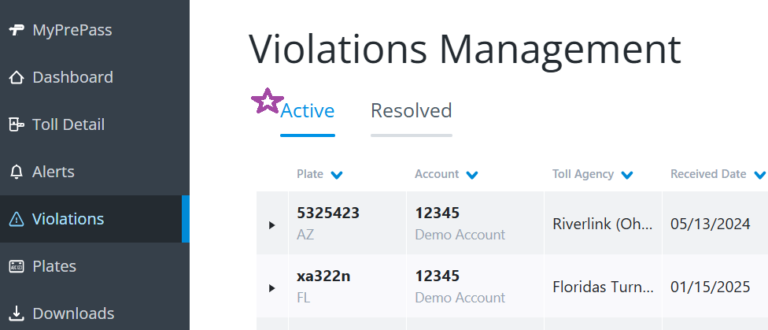 Making toll violations easier to manage - PrePass
